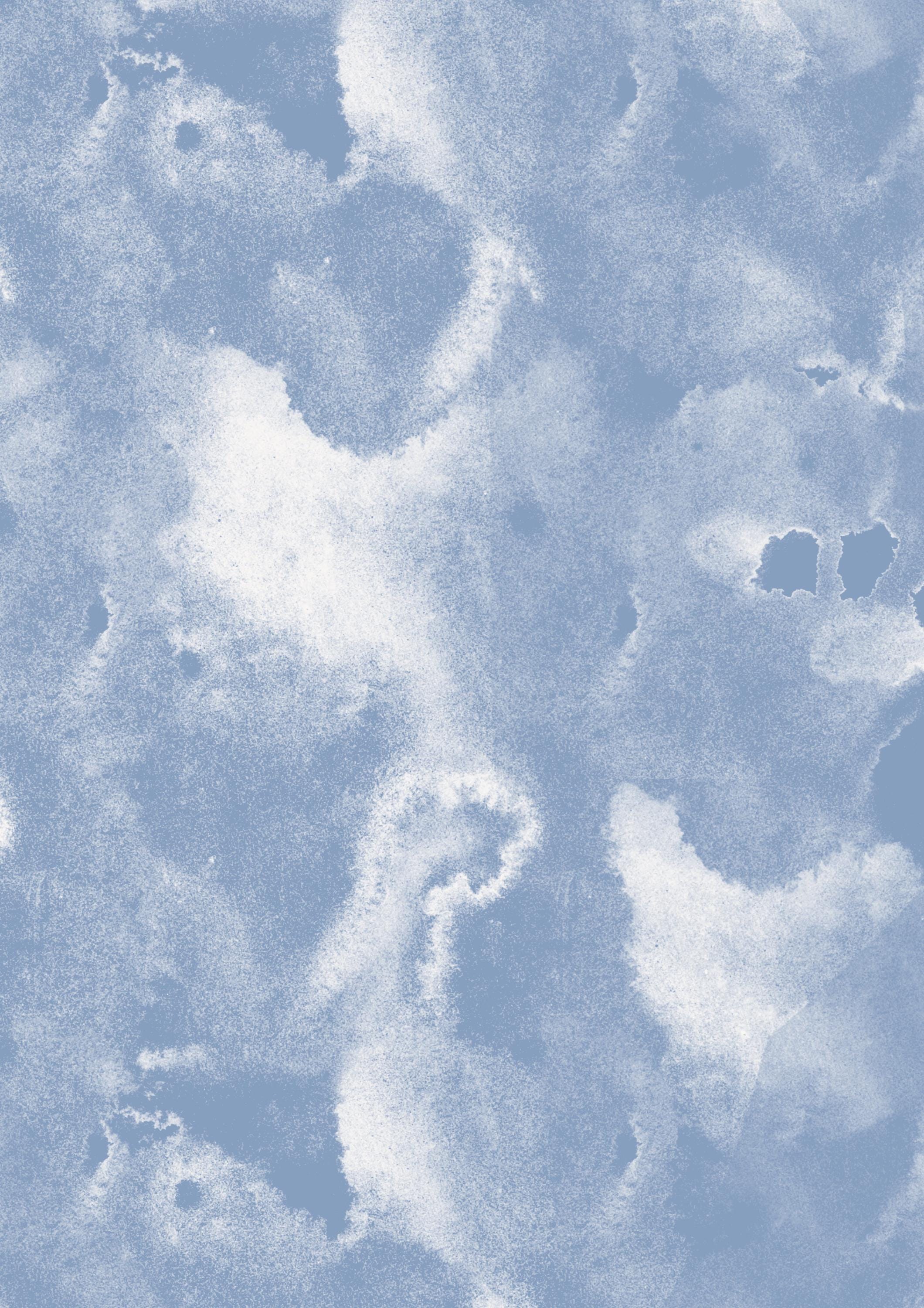 Dreamy Blue Journal Page Background for Text or Art Work. Jpg. A4 Size ...