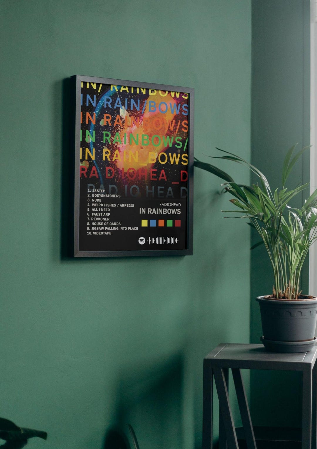 Radiohead Poster – in rainbows Album Poster Radiohead Wall Art –album ...