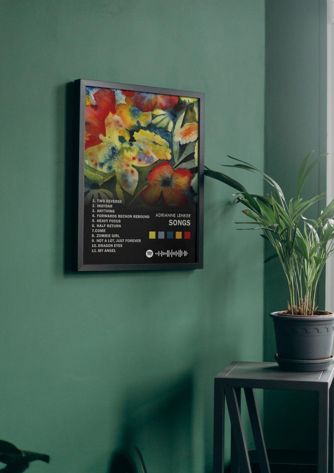 Adrianne Lenker Poster - Songs Album Poster - Indie Folk Wall Art ...