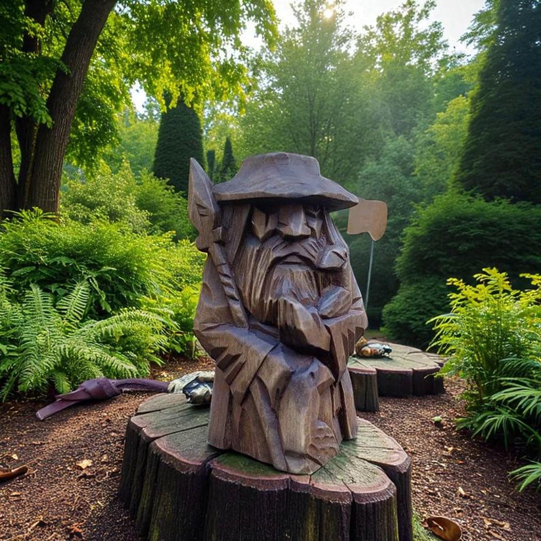 Odin Viking Resin Statue – Norse Pagan Decor for Home, Garden, or ...