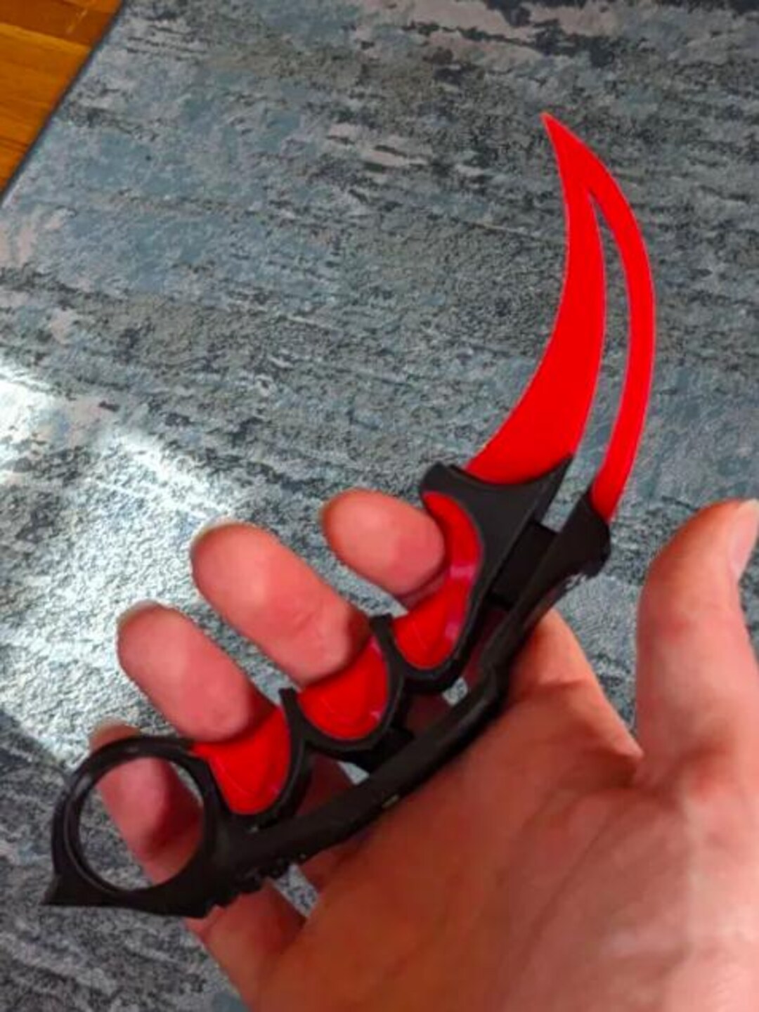 Karambit Knife STL File for 3D Printing | Tactical Curved Blade Model ...