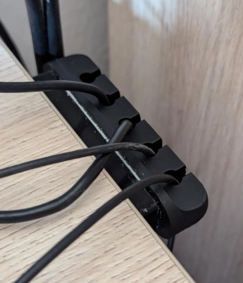 Cable Organizer STL File | 3D Printable Wire Holder | Desk Cable Clip ...