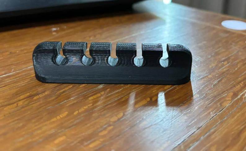 Cable Organizer STL File | 3D Printable Wire Holder | Desk Cable Clip ...