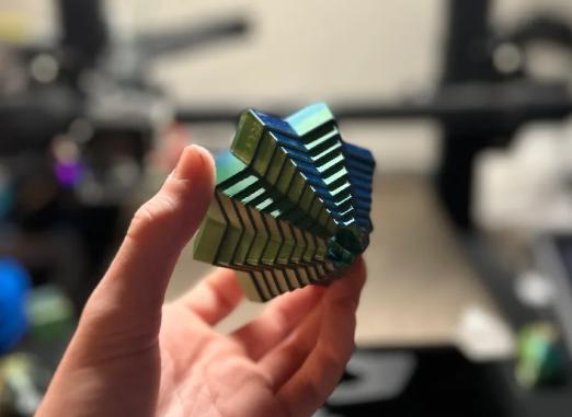 Kinetic Star STL File for 3D Printing – Printable Fidget Toy Puzzle ...