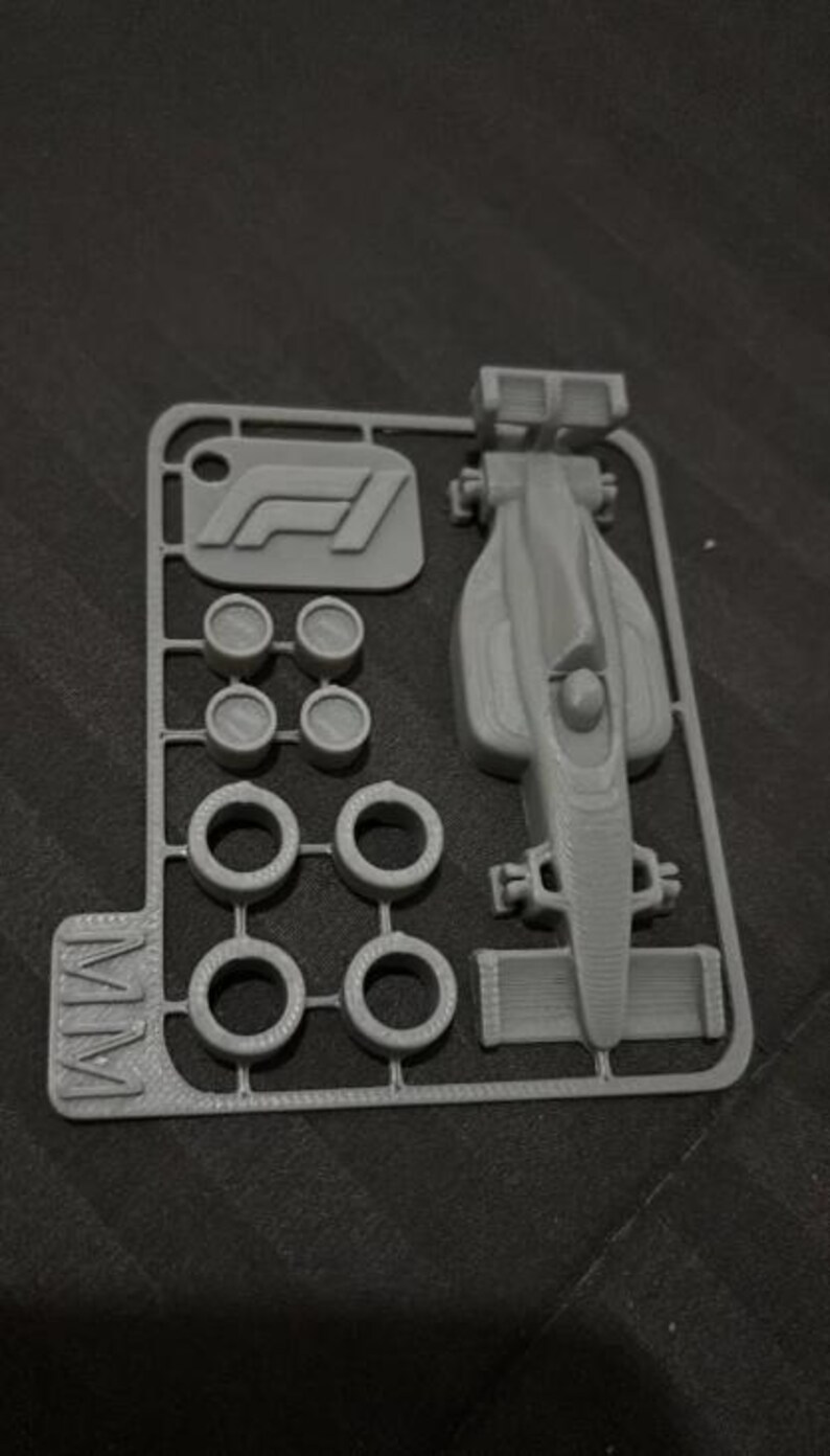 Formula 1 Kit Card STL File - 3D Printable F1 Race Car Jigsaw Puzzle ...