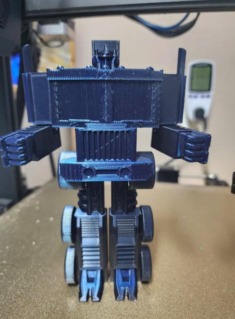 Transforming Truck Robot STL File | Print-in-place 3D Model ...