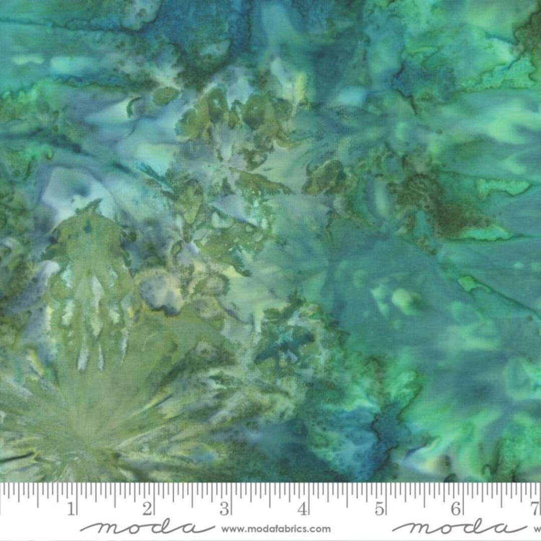 Color Crush Batiks Burst in Lagoon From Moda Fabrics 4363 23 - Etsy
