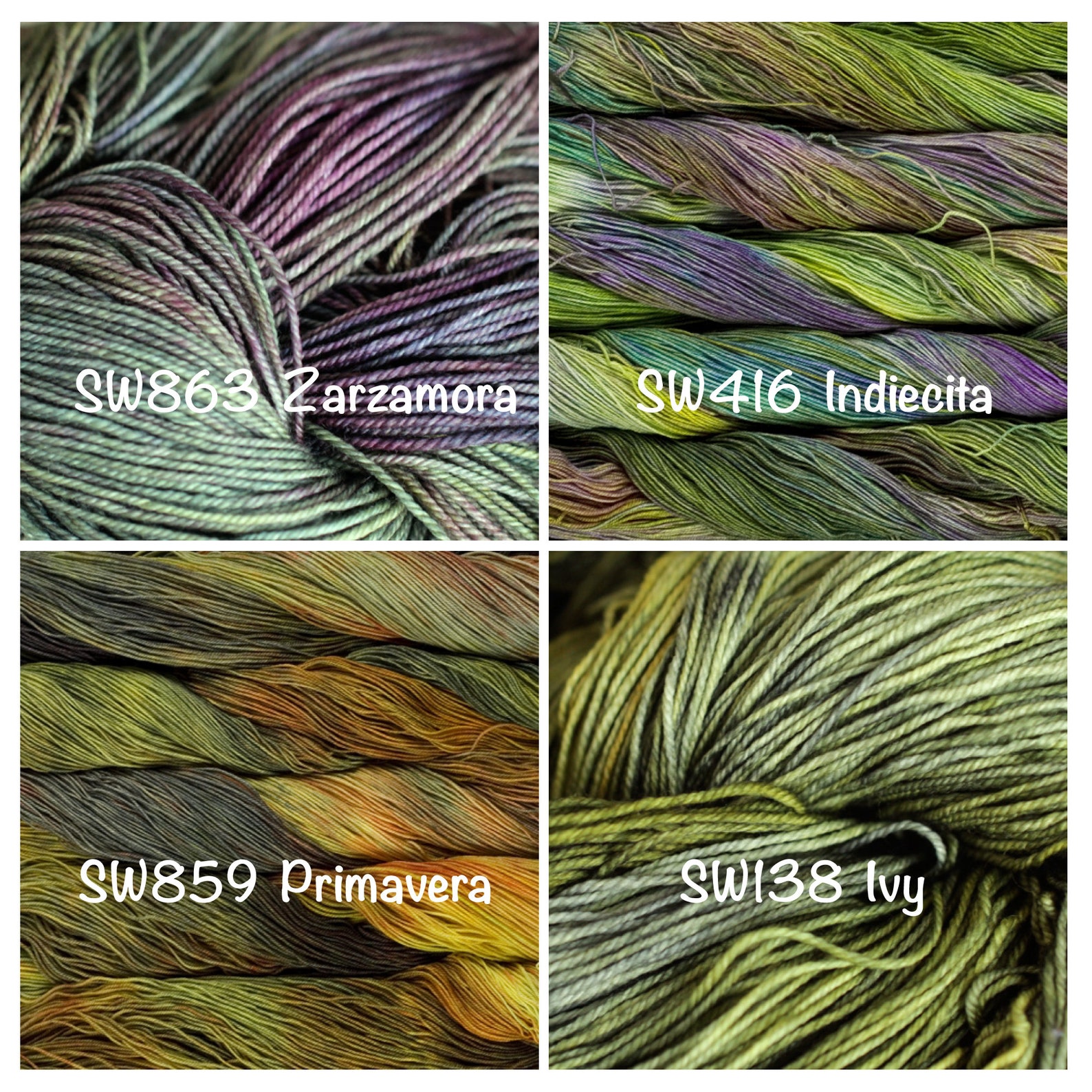 Malabrigo Sock - Zarzamora / Indiecita / Primavera / Ivy - Etsy