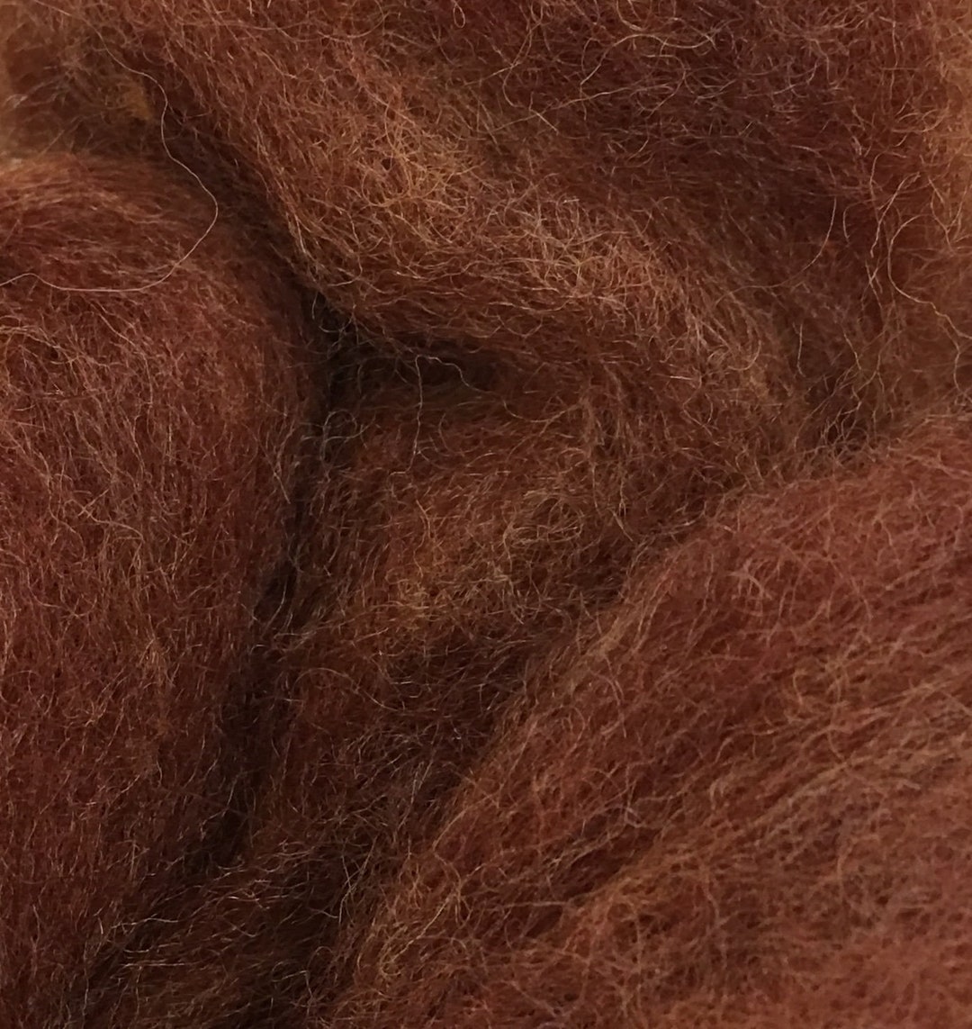 Corriedale Bulky Wool Roving - Fox - 4 Ounces - Etsy