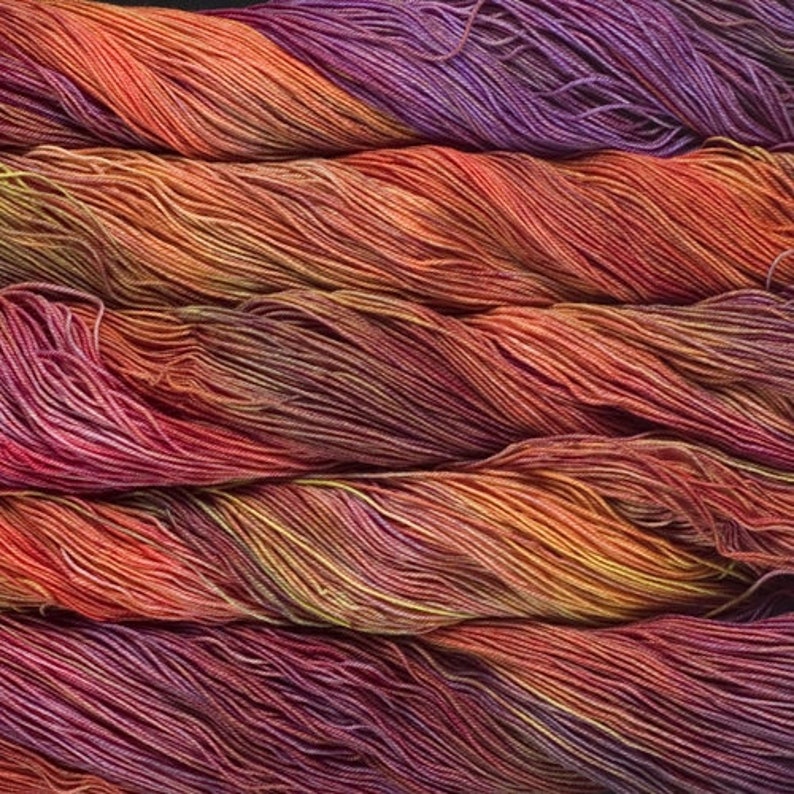 Malabrigo Sock - Light of Love / Ravelry Red / Botticelli Red ...