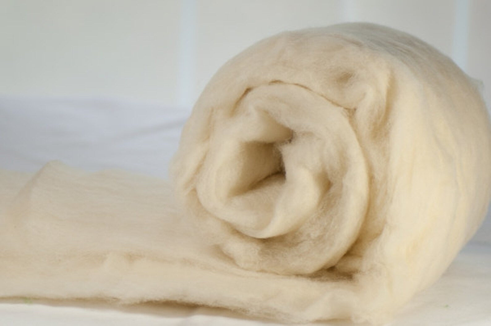 Carded Fiber Batt Merino Wool 23micron Natural Ecru 7 Oz | Etsy