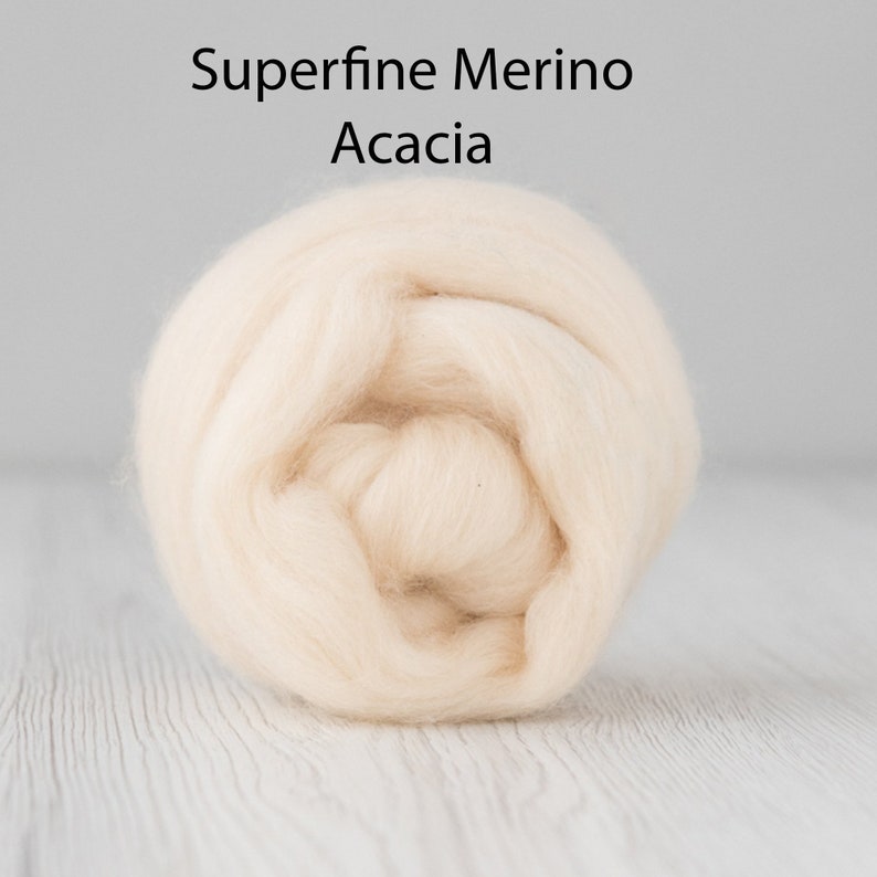 Superfine Merino Wool Top - 19 Micron - Acacia - 4 Ounces - Etsy