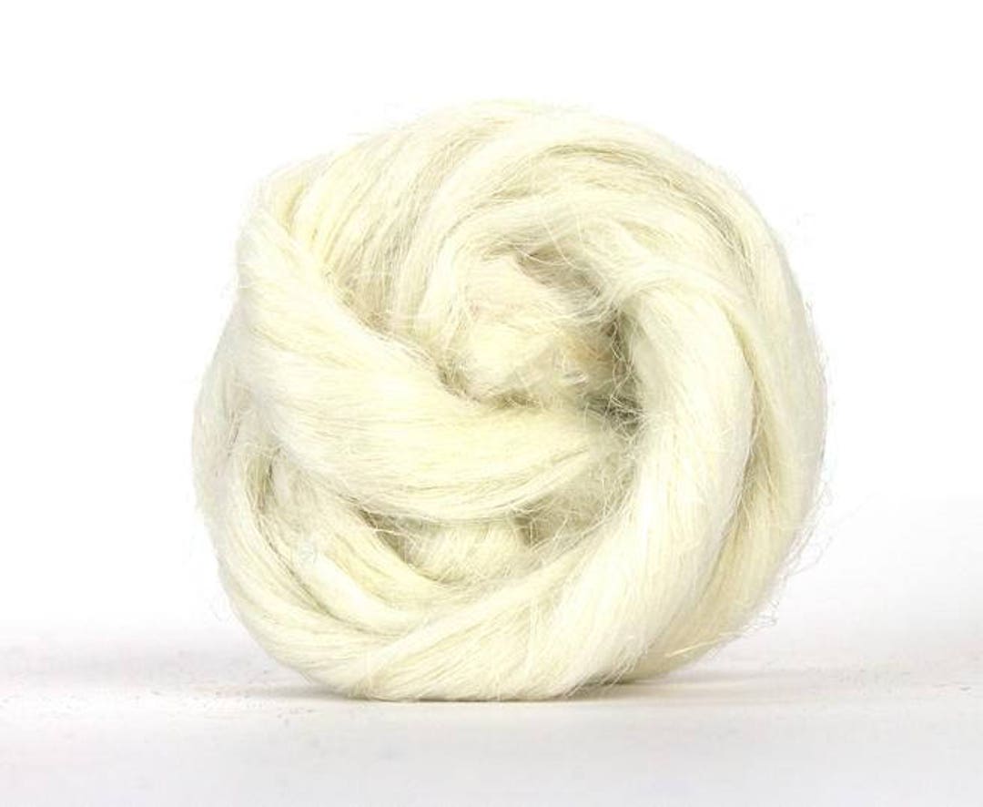 Flax Bleached Spinning Fiber 4 Oz - Etsy