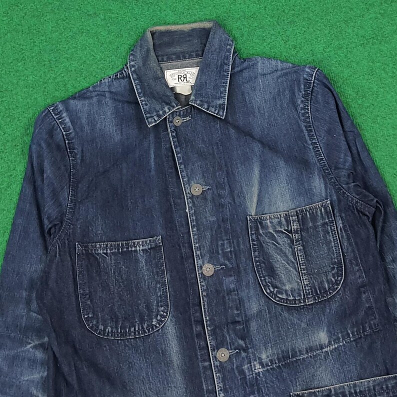 Vintage RRL Ralph Lauren Denim Chore Jacket - Etsy