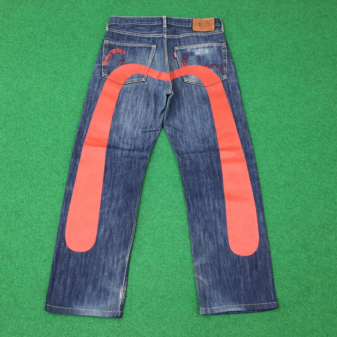 Vintage Evisu Japan Brand Custom Daicock Jeans - Etsy