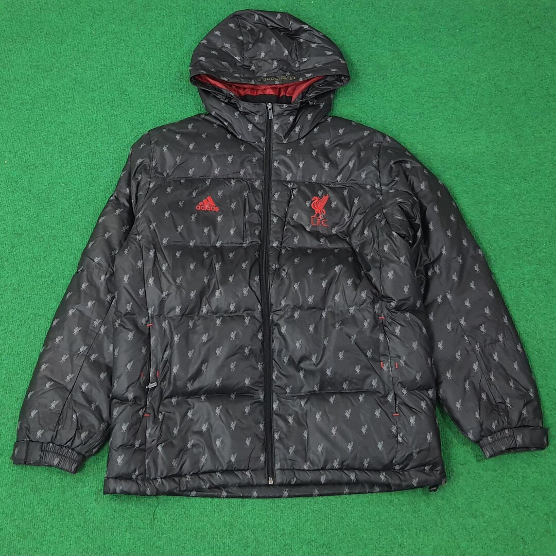 Vintage Adidas Liverpool F.C Puffer Jacket - Etsy