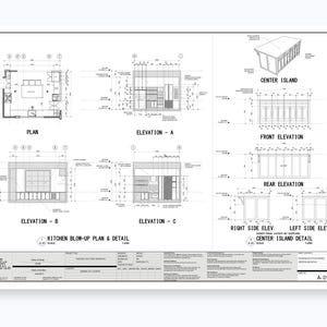Autocad Architects Title Block Template DWG | A0-A3, ARCH D, 20x30 ...