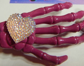 Pink skeleton | Etsy