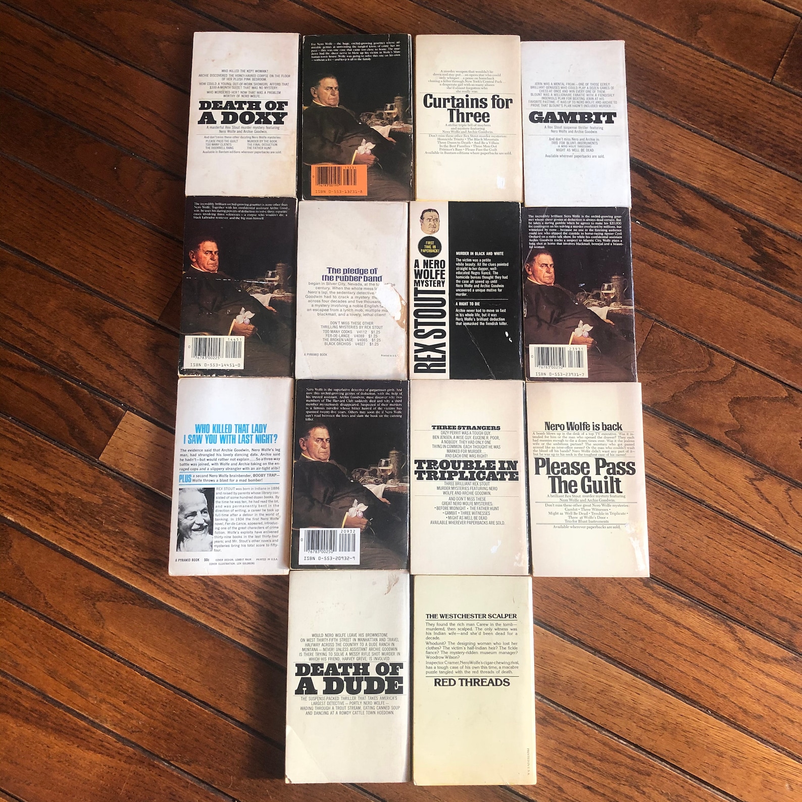 Rex Stout Vintage Mass Market Paperbacks, Priced per Book - Etsy