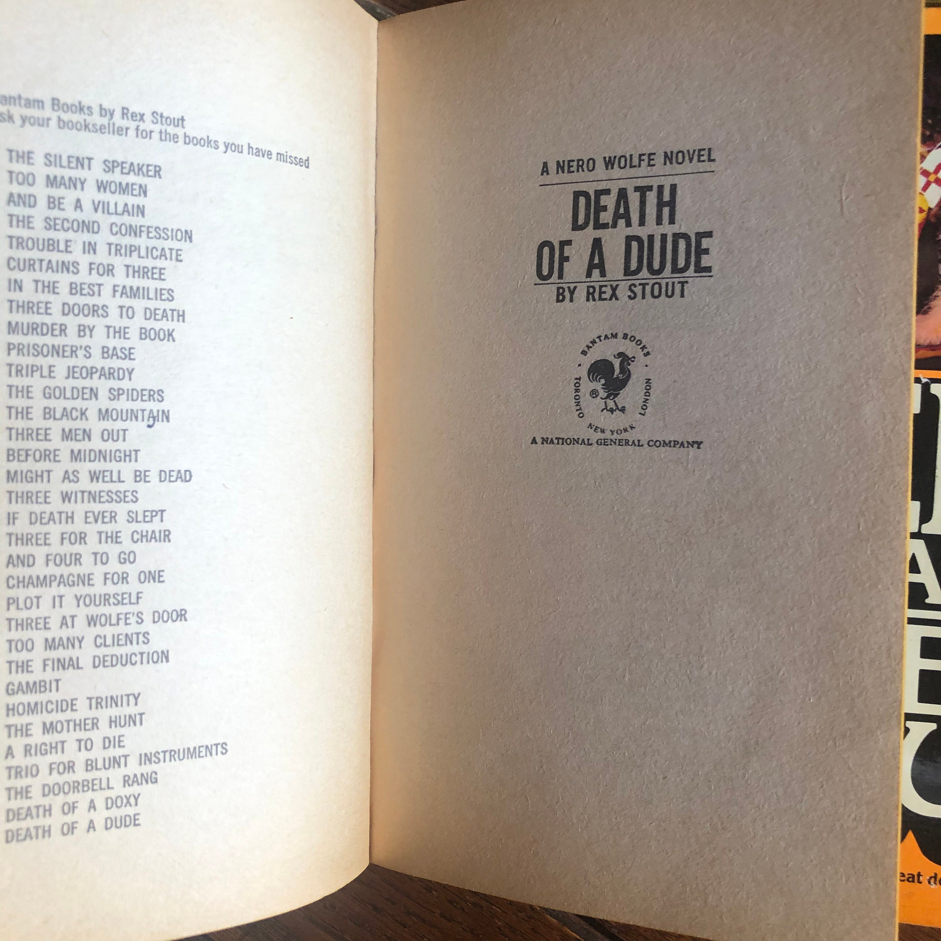 Rex Stout Vintage Mass Market Paperbacks, Priced per Book - Etsy