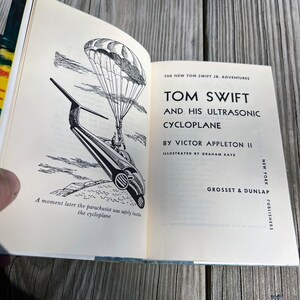 TOM SWIFT and His Ultrasonic Cycloplane With Original Dust Jacket - Etsy