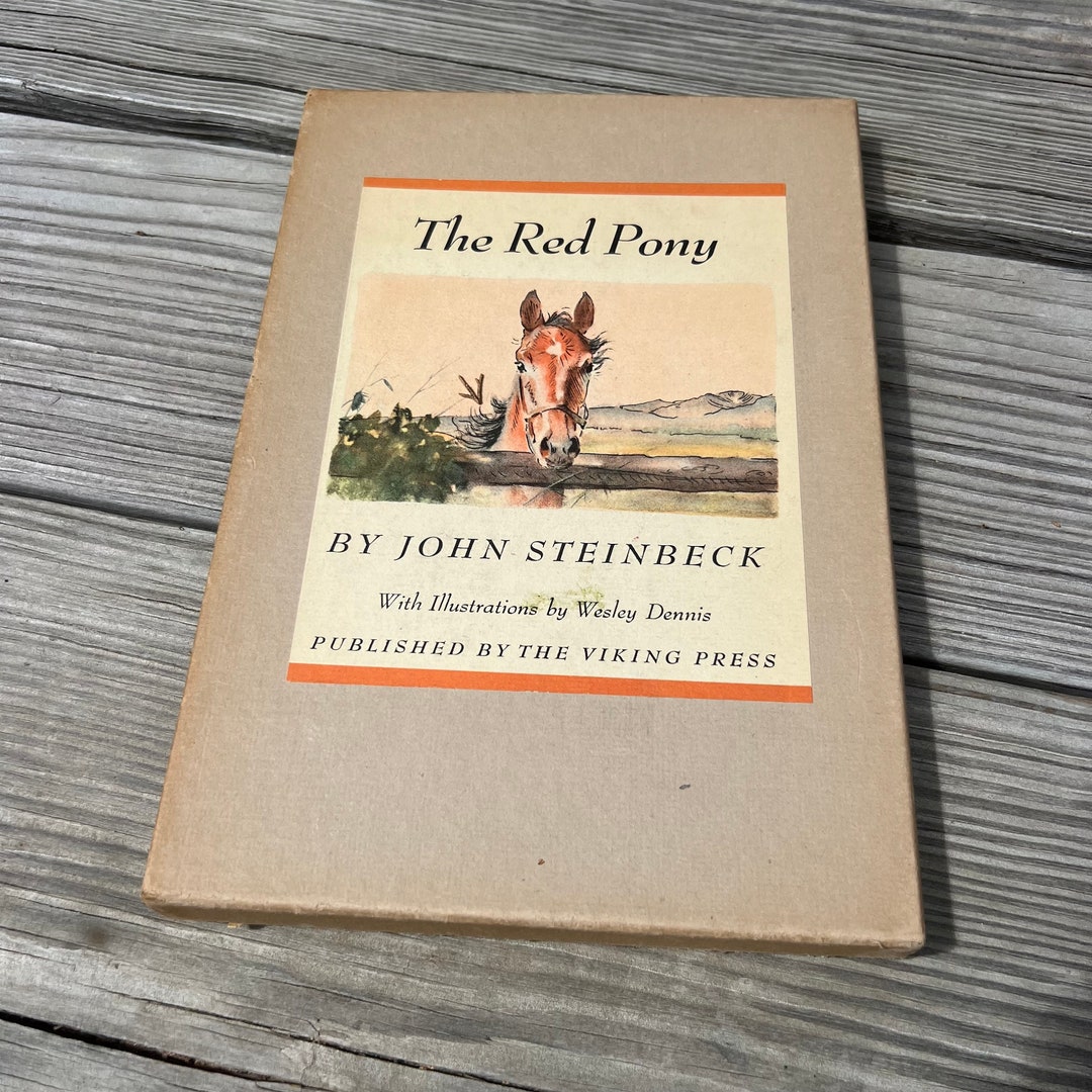 The Red Pony, John Steinbeck, Illustrated by Wesley Dennis, Viking ...