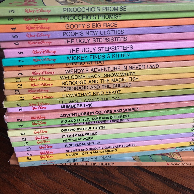 Walt Disney Fun-to-read / Learn / Young Readers Books! (priced per Book ...