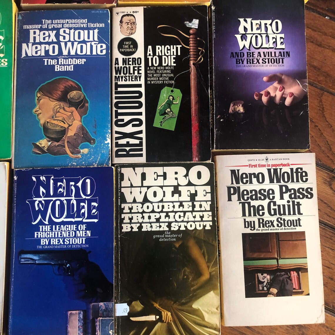 Rex Stout Vintage Mass Market Paperbacks, Priced per Book - Etsy