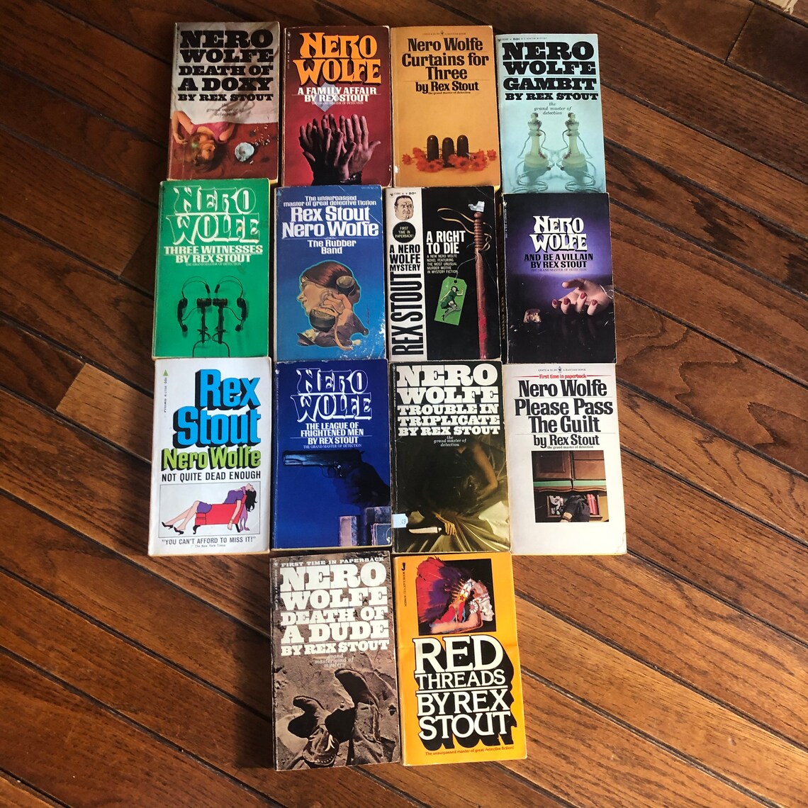 Rex Stout Vintage Mass Market Paperbacks, Priced per Book - Etsy