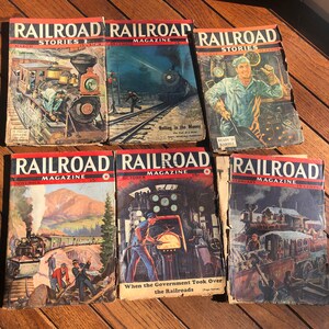 Vintage Railroad Magazines and Stories - Etsy