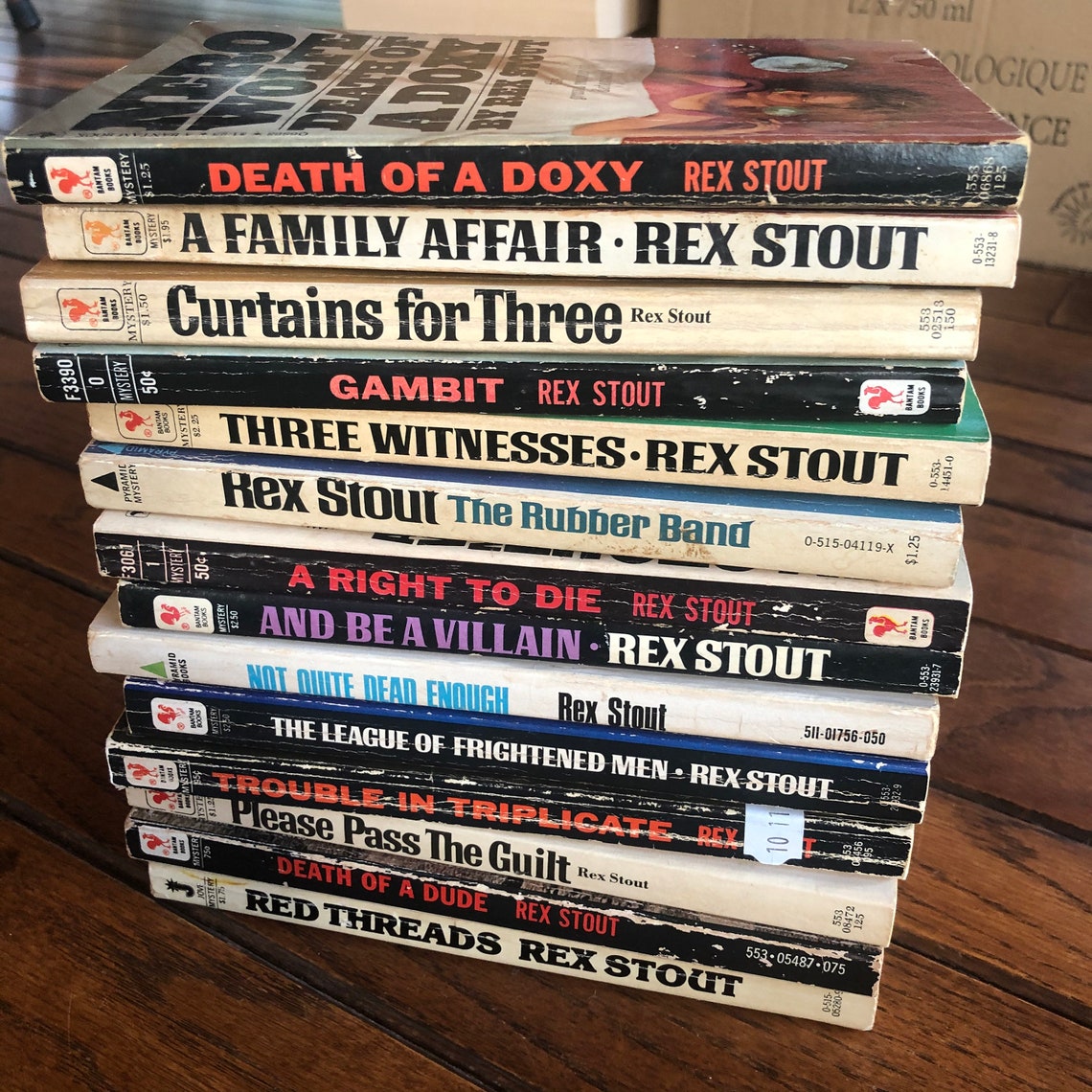 Rex Stout Vintage Mass Market Paperbacks, Priced per Book - Etsy