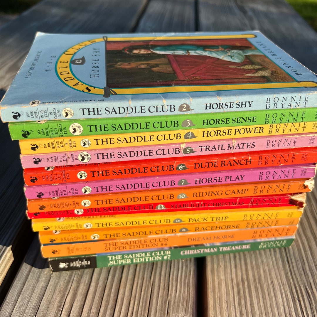 Vintage the Saddle Club Books! Bonnie Bryant, Bantam Skylark Book - Etsy