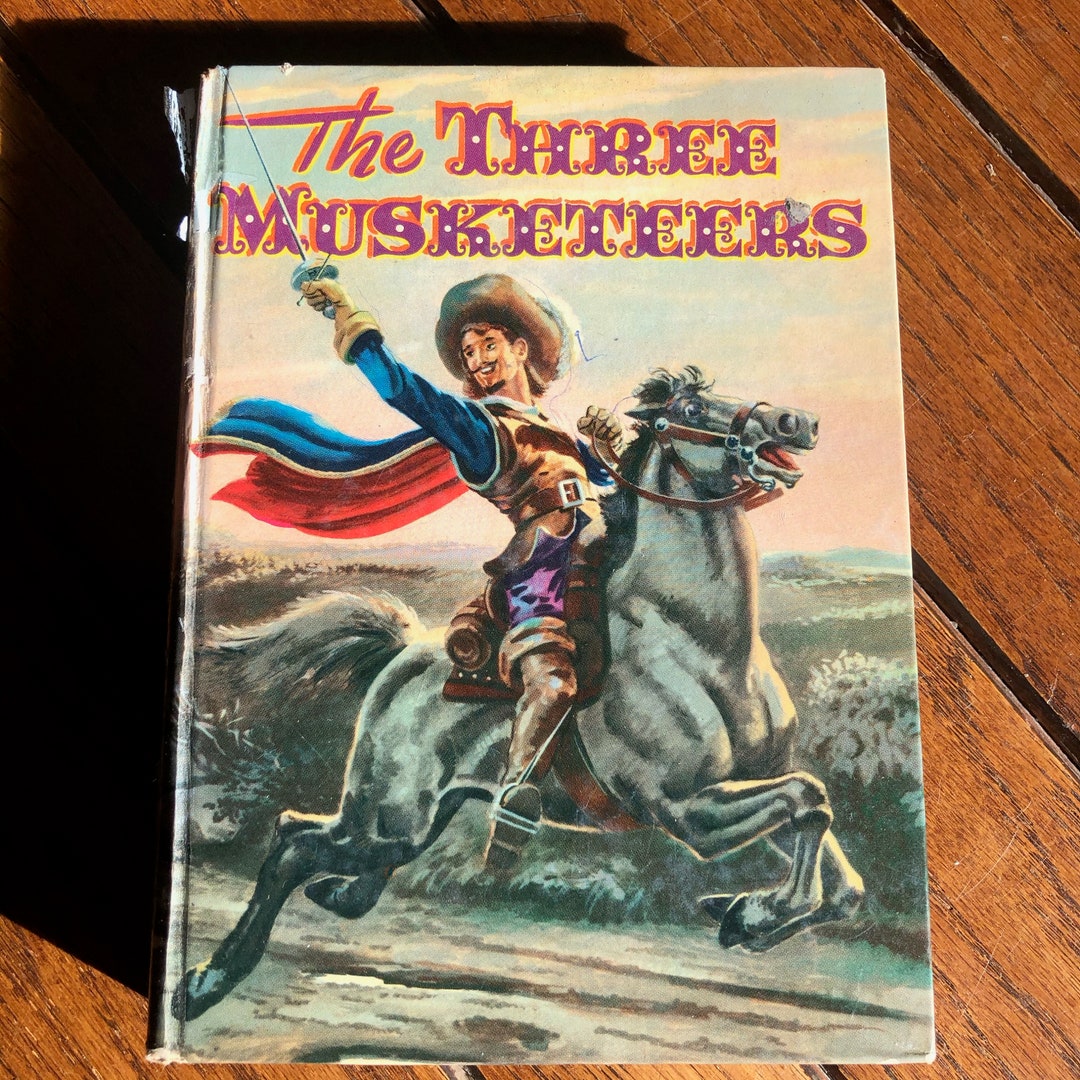 The Three Musketeers, Whitman Publishing Company, 1956, Hardcover - Etsy