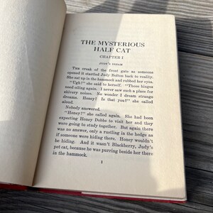 The Mysterious Half Cat, A Judy Bolton Mystery, Dust Jacket, Margaret ...