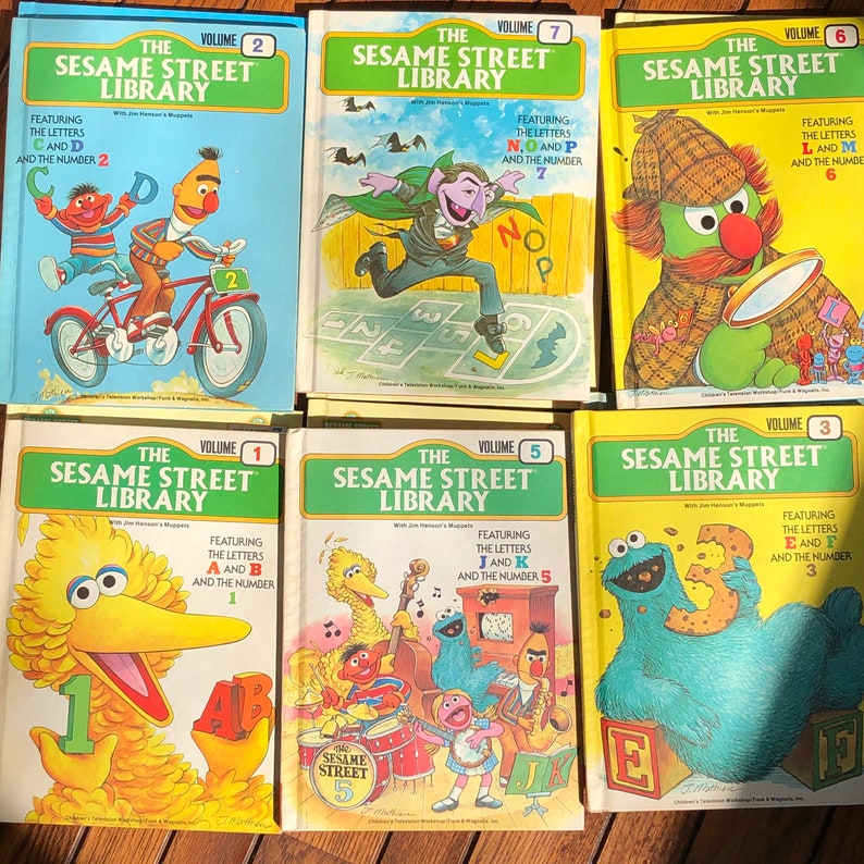 Sesame Street Books - Etsy