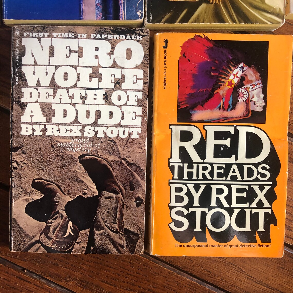 Rex Stout Vintage Mass Market Paperbacks, Priced per Book - Etsy