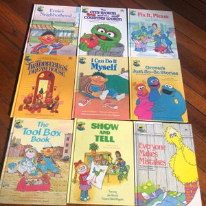 The Sesame Street Book Club Books, **sold Individually** - Etsy