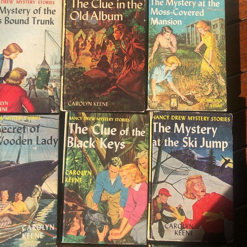 1930s to 1960s Early Vintage Nancy Drew Mystery Stories, Carolyn Keene ...