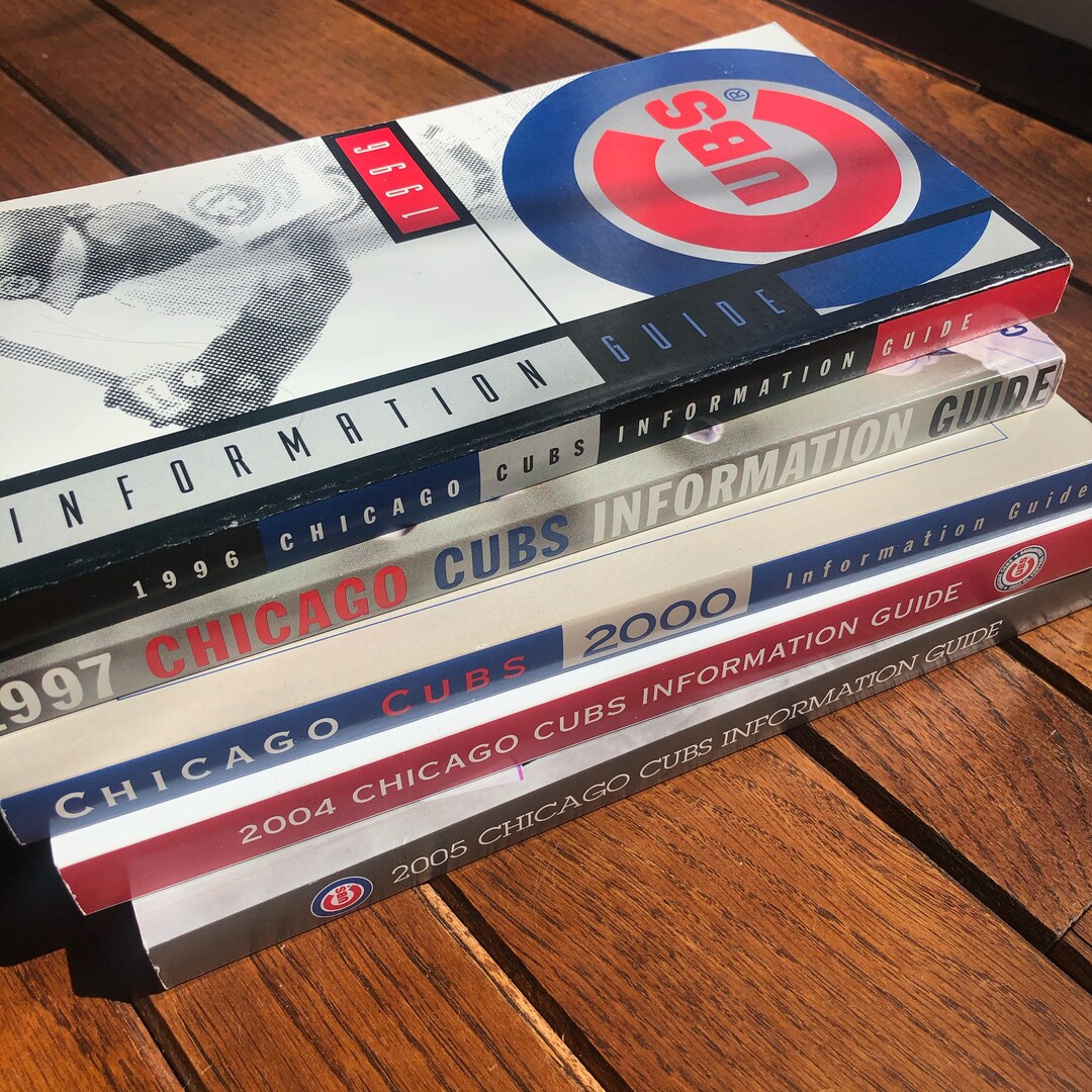 Chicago Cubs Information Media Guides, Baseball, MLB - Etsy