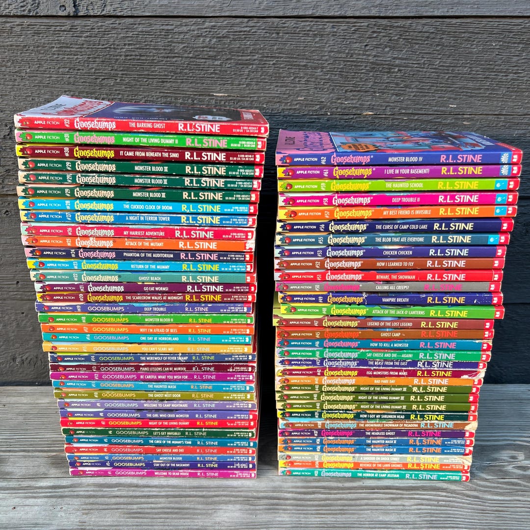Vintage 1990s Goosebumps Series Books, R.L. Stine, **SOLD by the Book ...