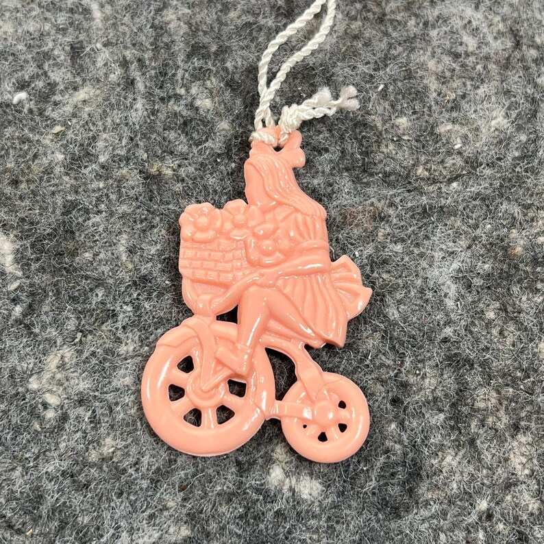 Pink Bakelite Girl on Bike Shade Pull SOLD INDIVIDUALLY - Etsy