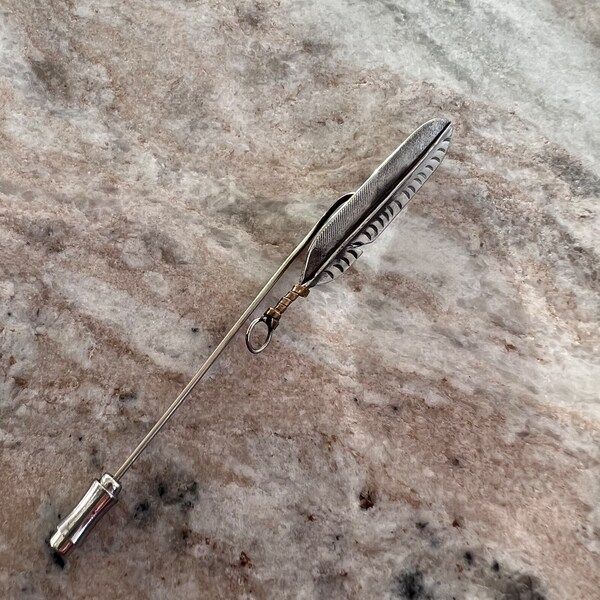 Feather Lapel Pin - Etsy