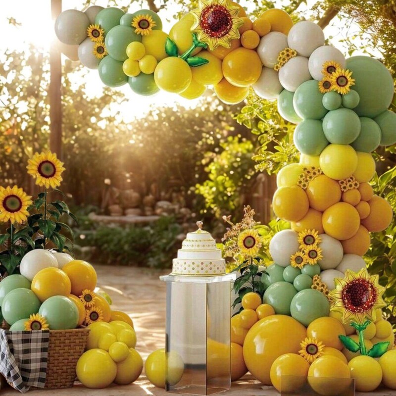Sunflower Balloon Arch - Etsy