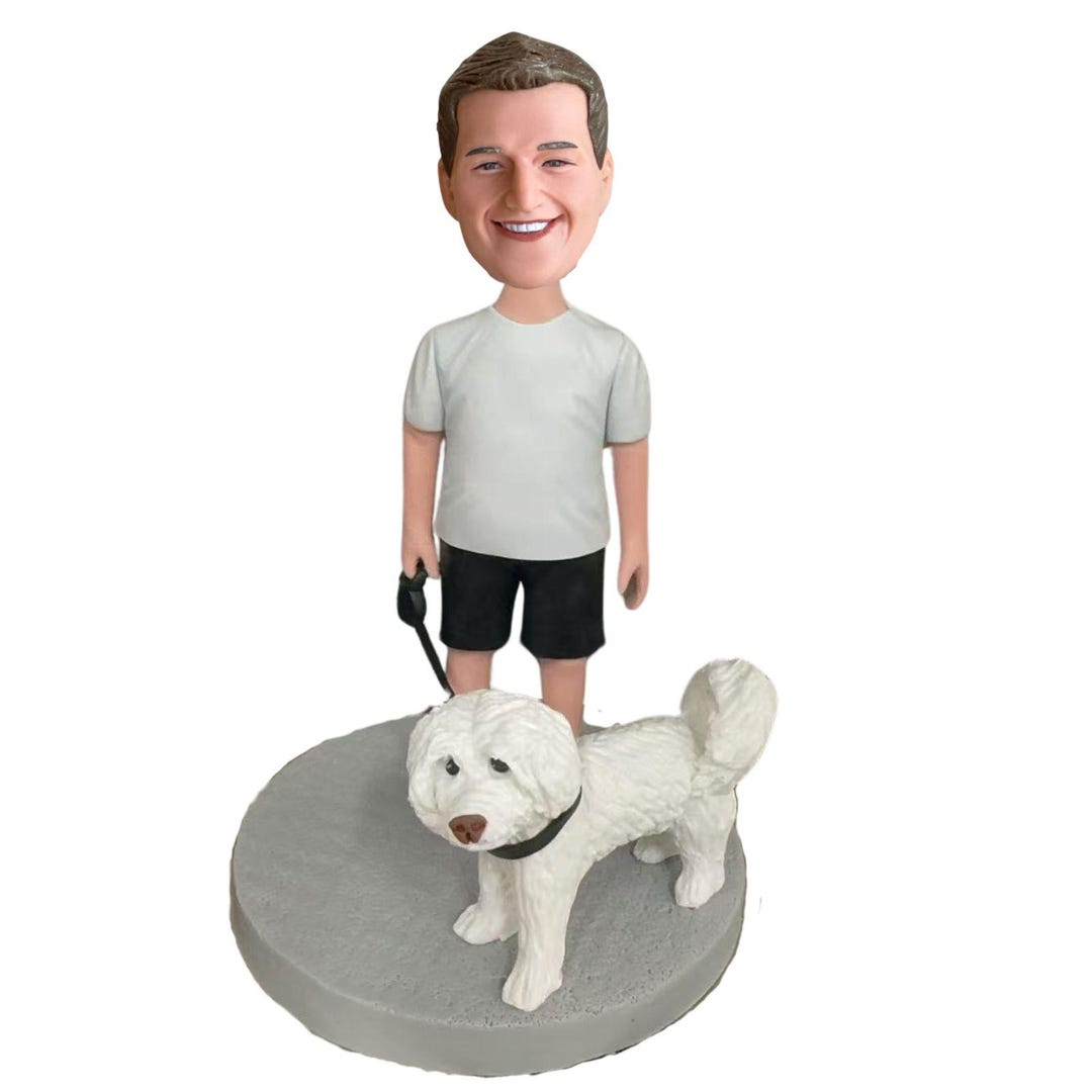 Custom Family Bobblehead With Pets，custom Personalized Bobblehead ...