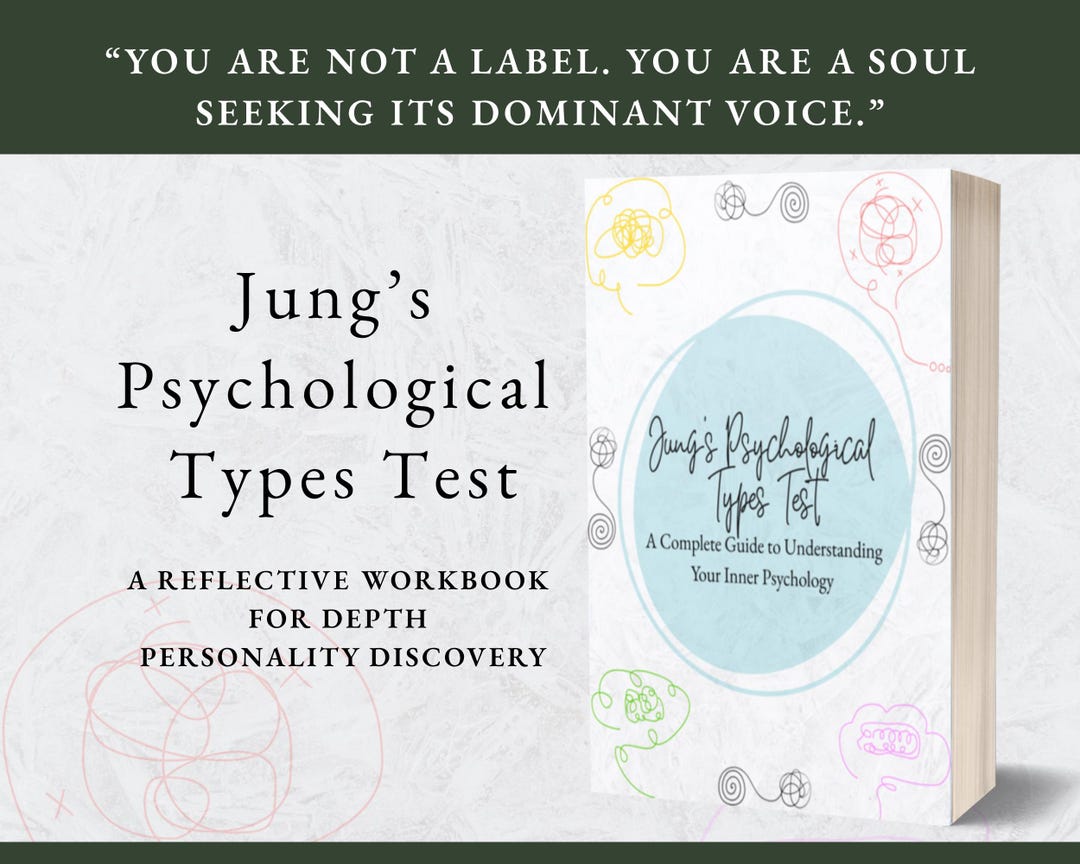 Jung Psychological Types Test PDF, Self-discovery Workbook, Shadow ...