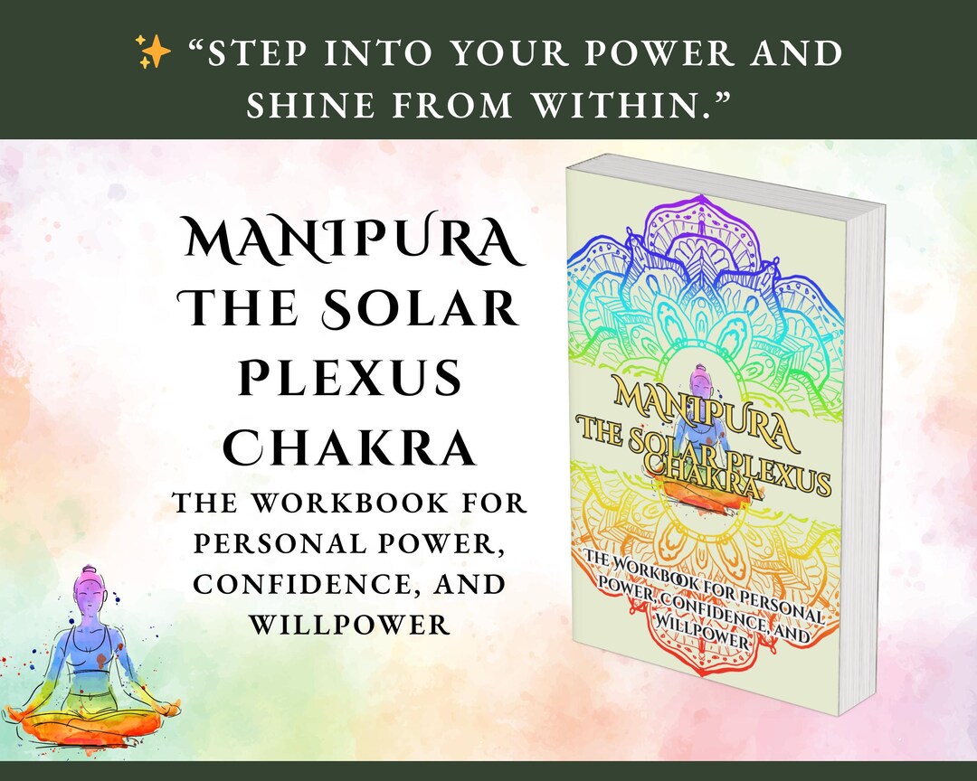 Solar Plexus Chakra Workbook, Manipura Chakra Healing Guide, Willpower ...