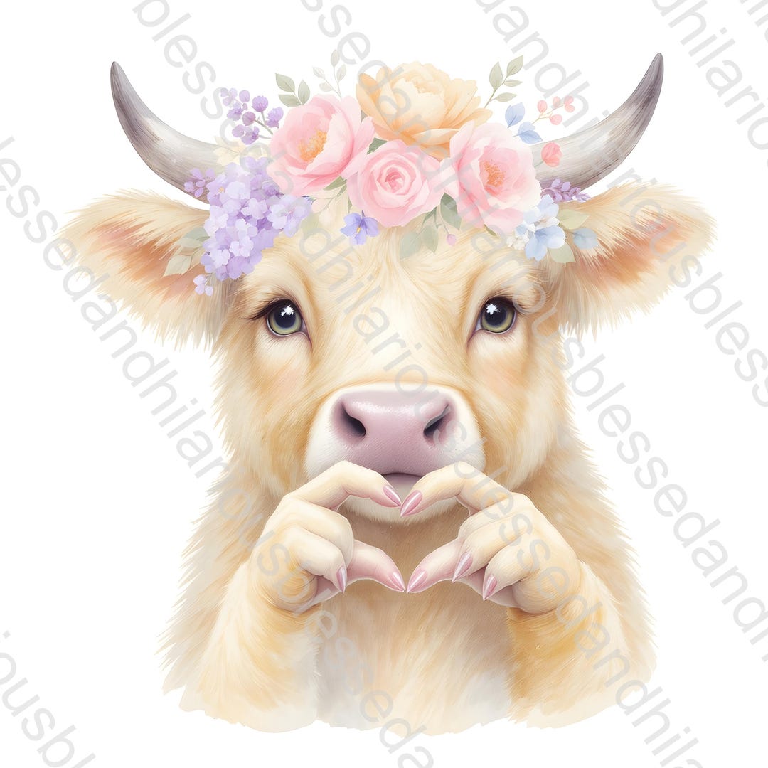 10 Cute Korean Heart Animals Clipart Set Kawaii Pets Graphics for ...