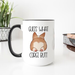 Cute Corgi Mug Funny Corgi Gift for Friend Corgi Butt Coffee Cup for Dog Owner Christmas Gift ...