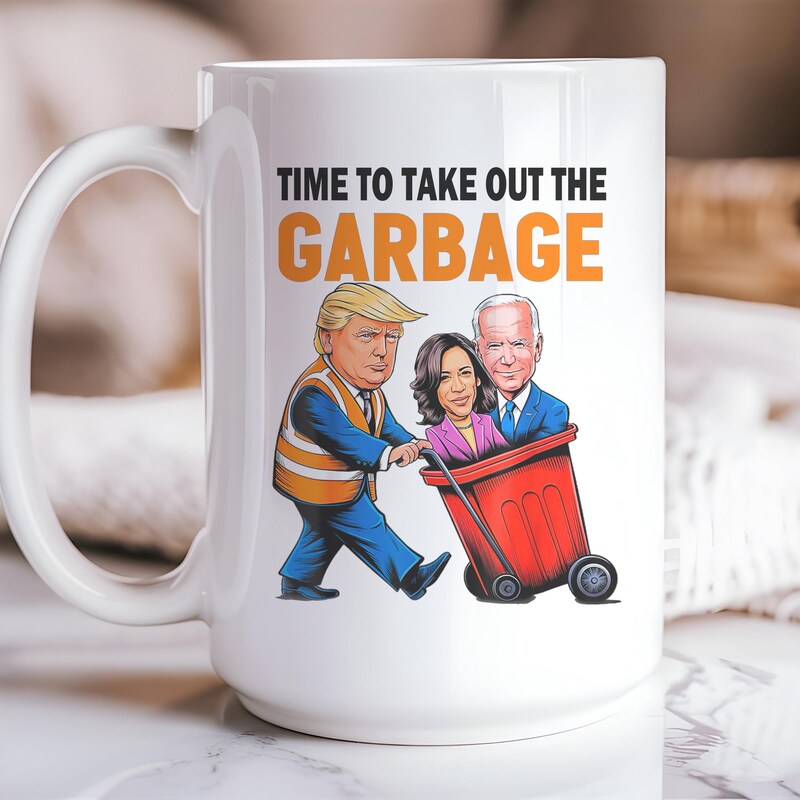 Trump Garbage Mug - Etsy