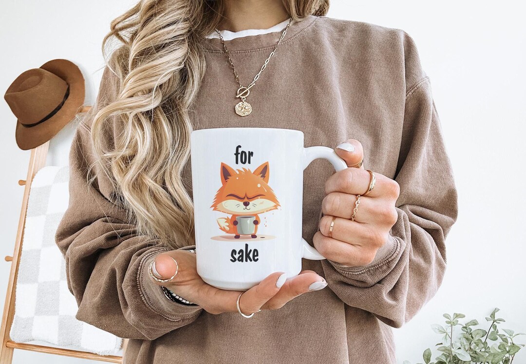 For Fox Sake Mug Fox Mug Funny Gifts for Fox Lovers Birthday Gifts Fox ...
